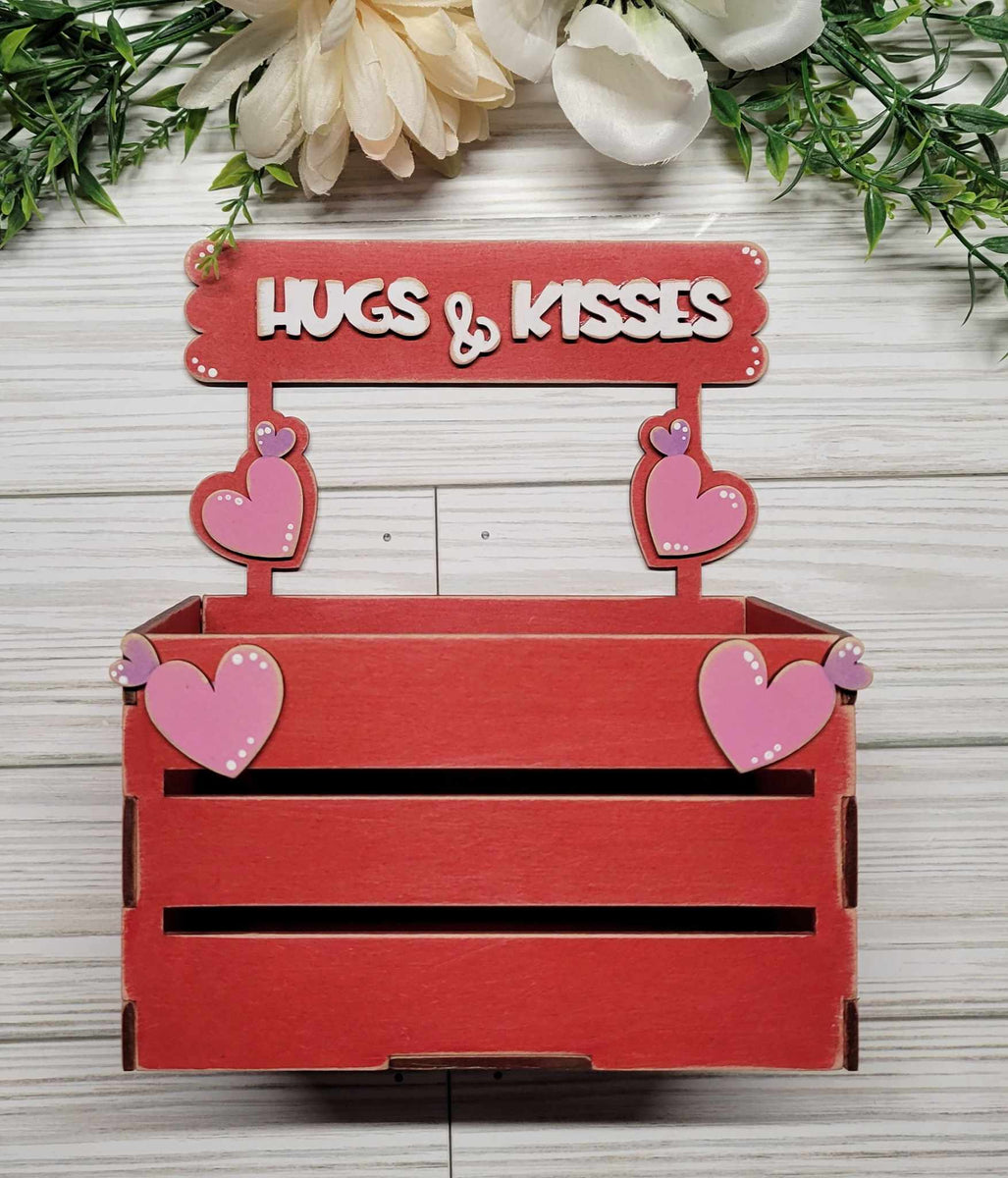 Hugs & Kisses Candy Crate Craft Kit – CraftingShapes