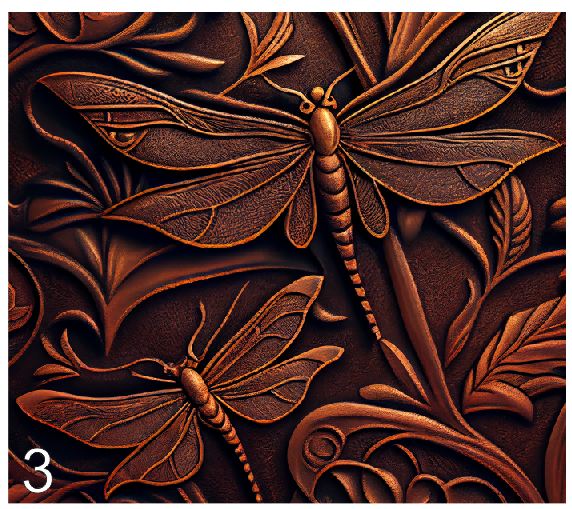 Leather Dragonfly 20 oz. Tumblers – CraftingShapes