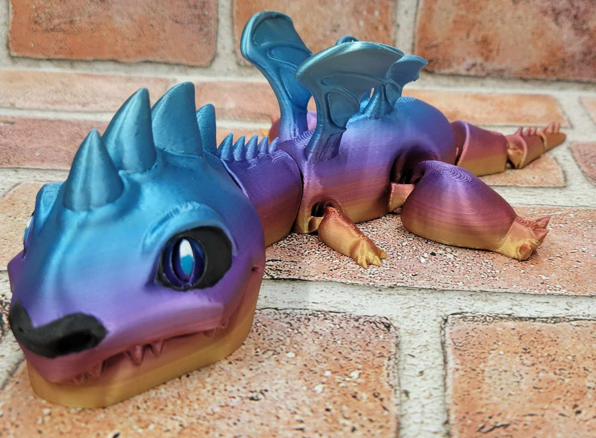 Articulated Baby Nadder Dragon Fidget Toy – CraftingShapes
