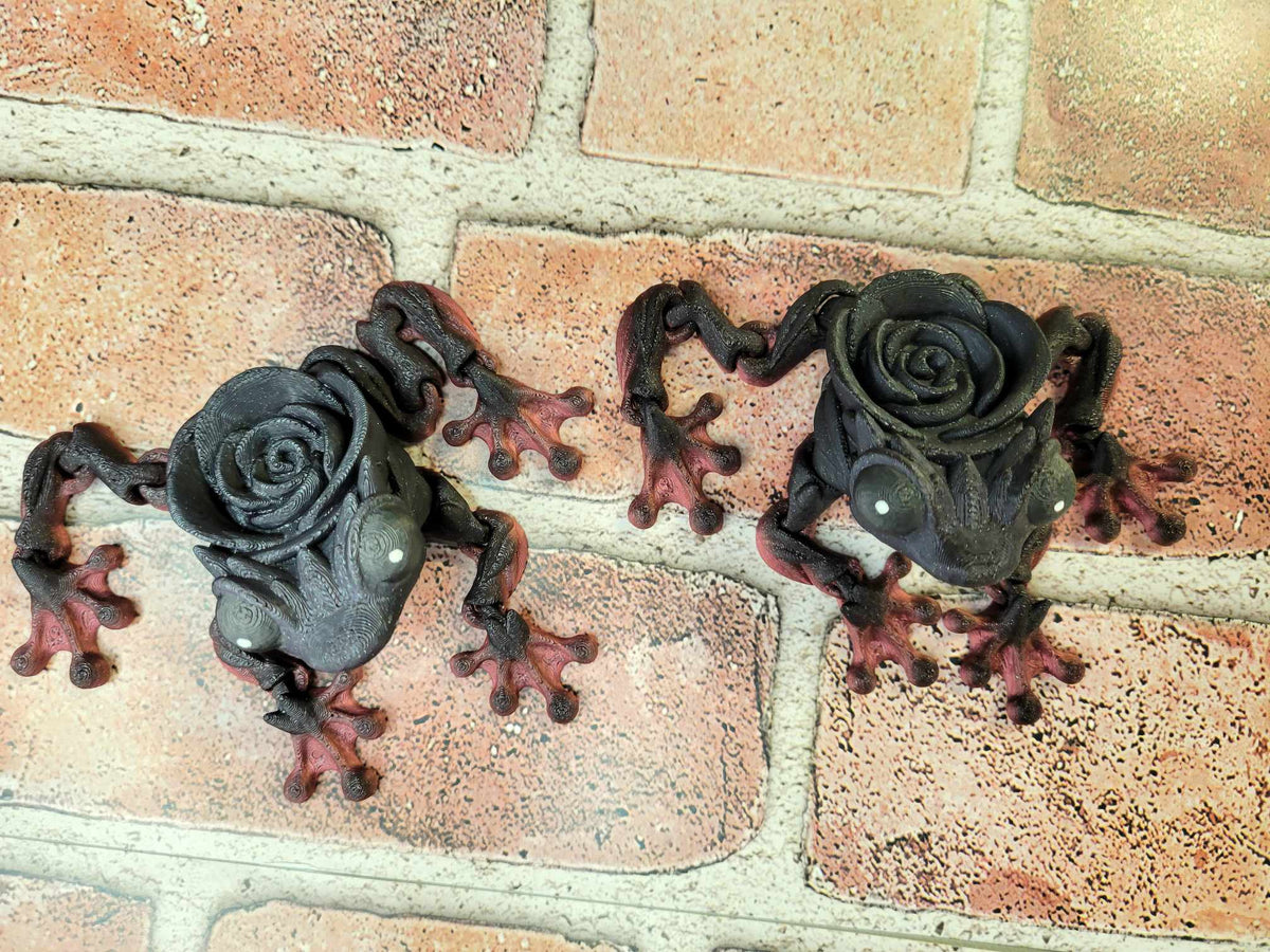 Articulated Rose Frog Fidget Toy – CraftingShapes