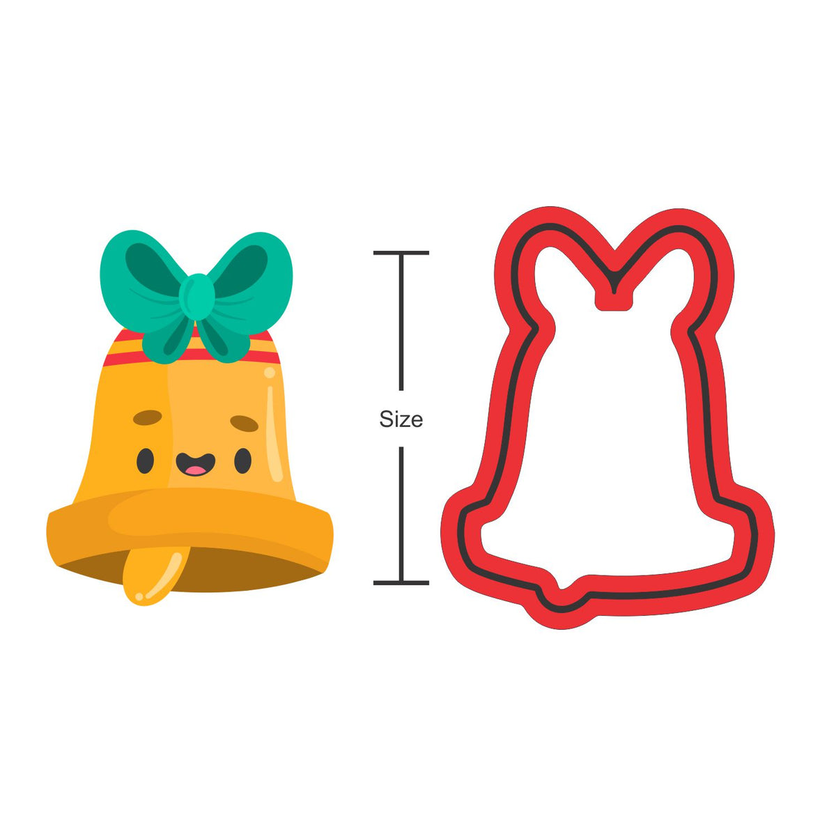 Christmas Bell Cookie Cutter – CraftingShapes