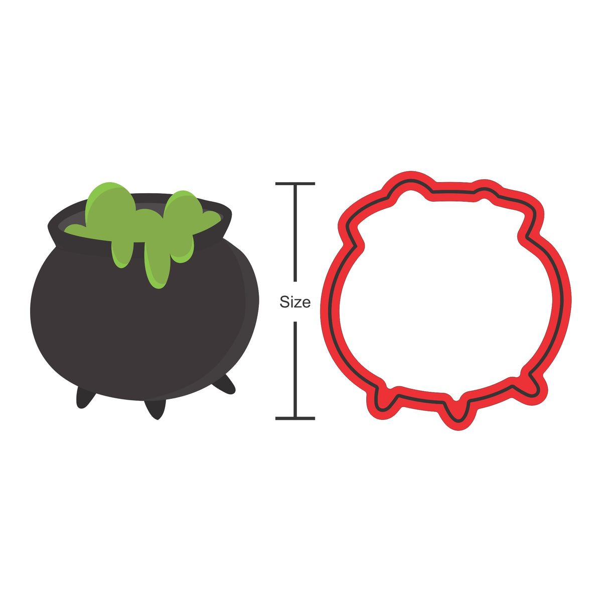 Cauldron Cookie Cutter – CraftingShapes