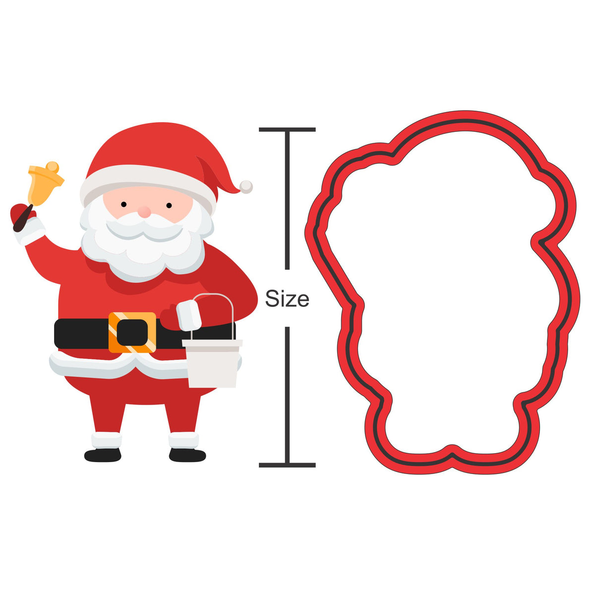 Santa Cookie Cutter – CraftingShapes