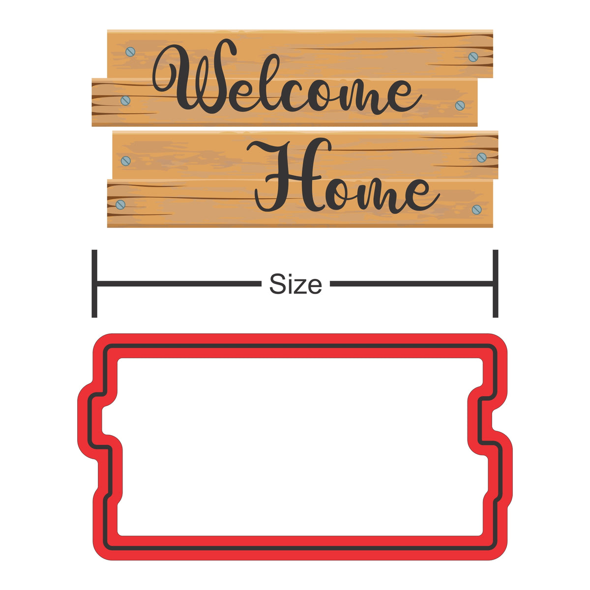 Welcome Home Cookie Cutter – CraftingShapes